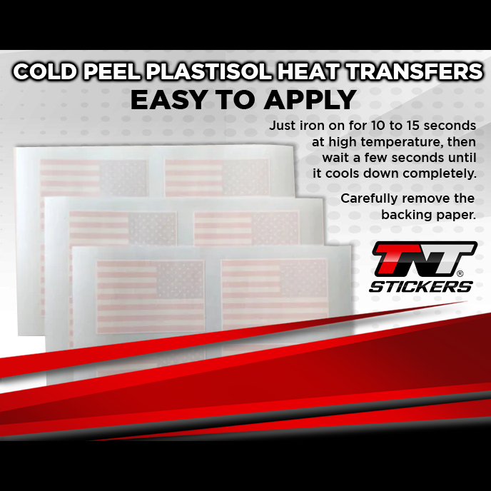 U.S. Flags Heat Transfers – TNT stickers