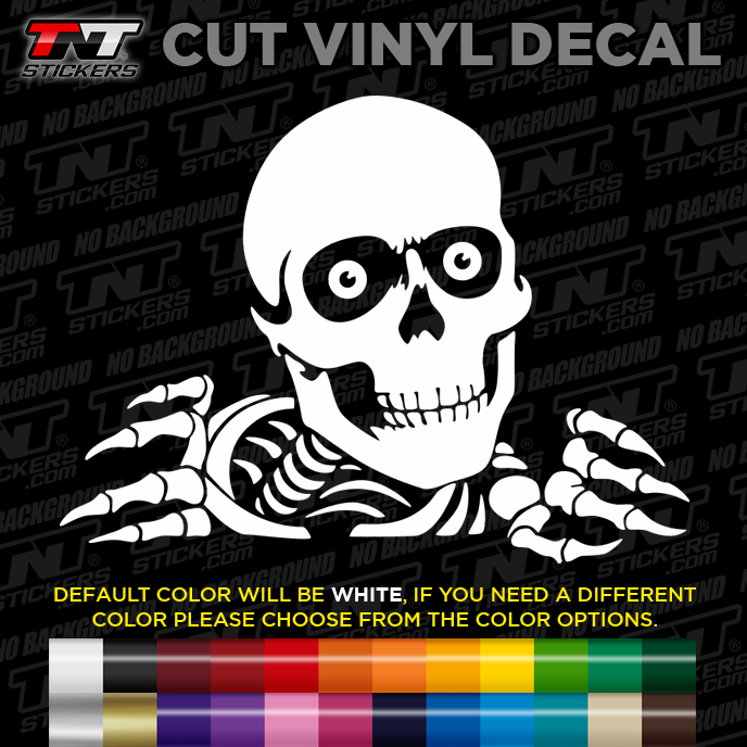 Powell Peralta RIP Skull Logo Cut Vinyl Decal Sticker – TNT stickers
